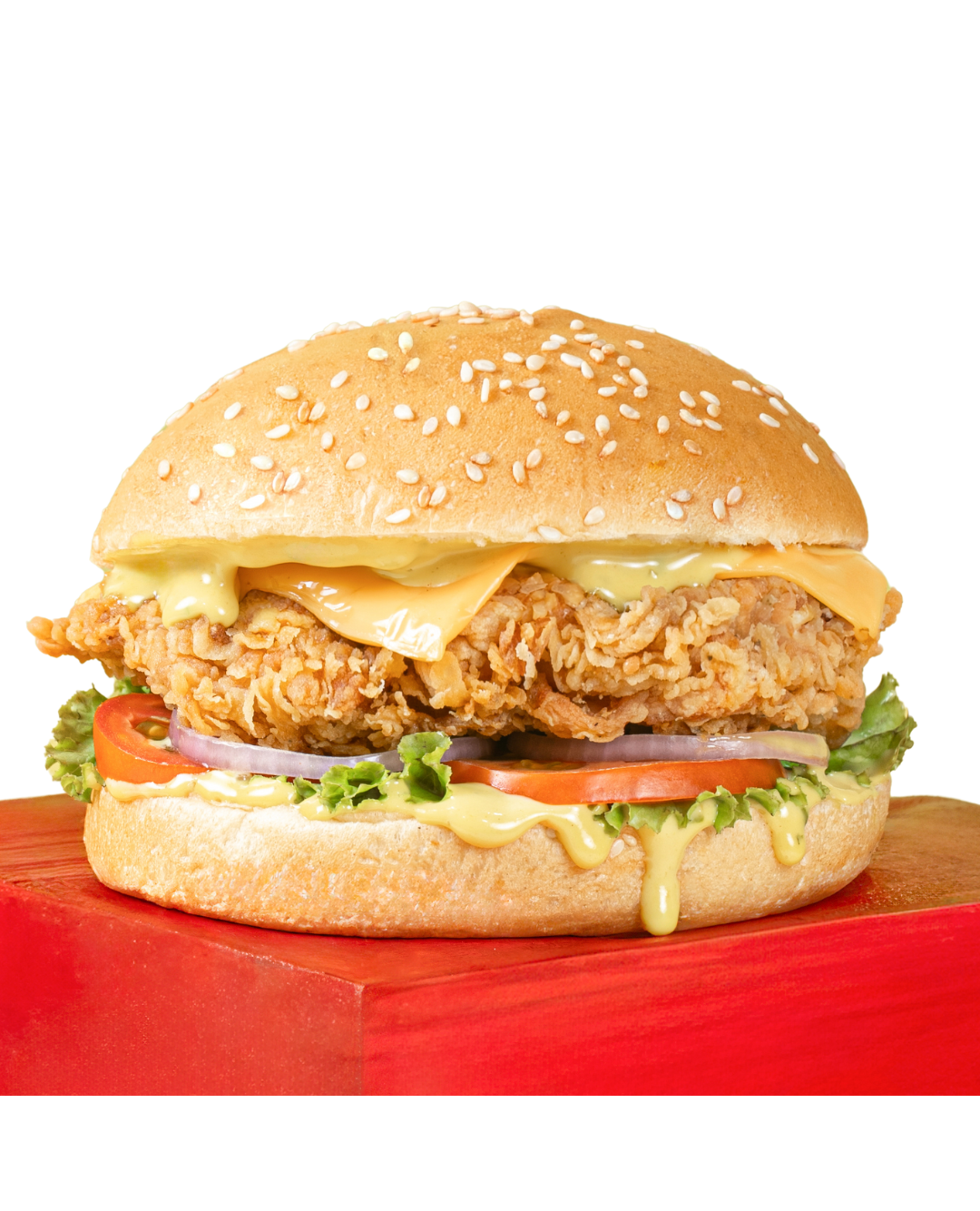 Burger :: Spicy Mustard Burger with Cheese